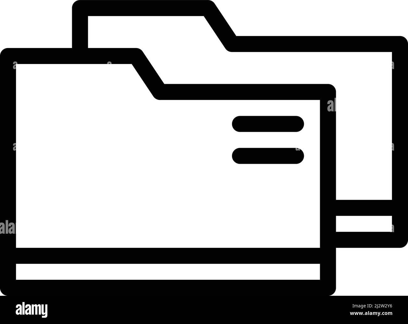 Folder Vector Icon Design Illustration Stock Vector Image & Art - Alamy