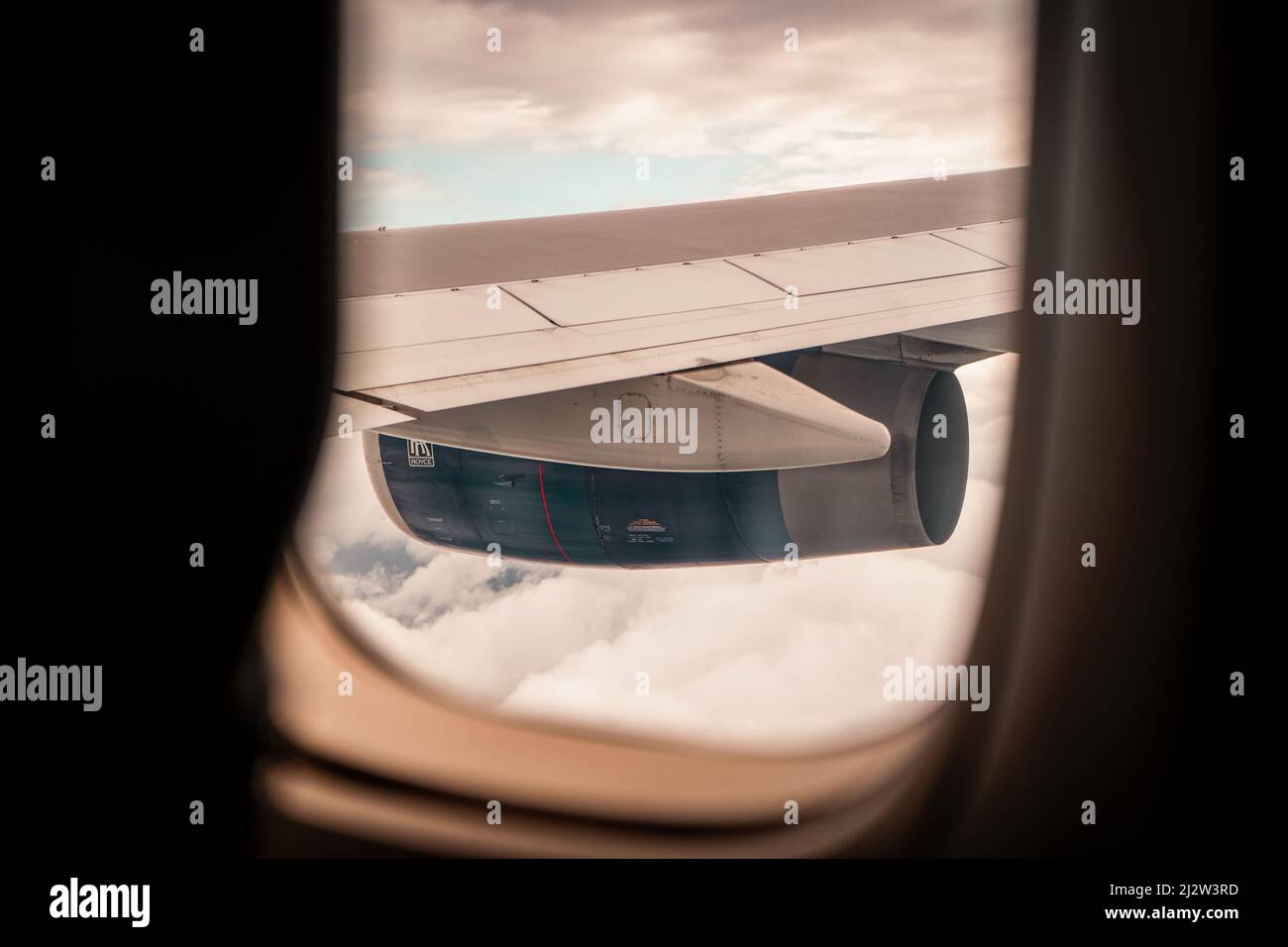 Plane aircraft in flight Stock Photo - Alamy