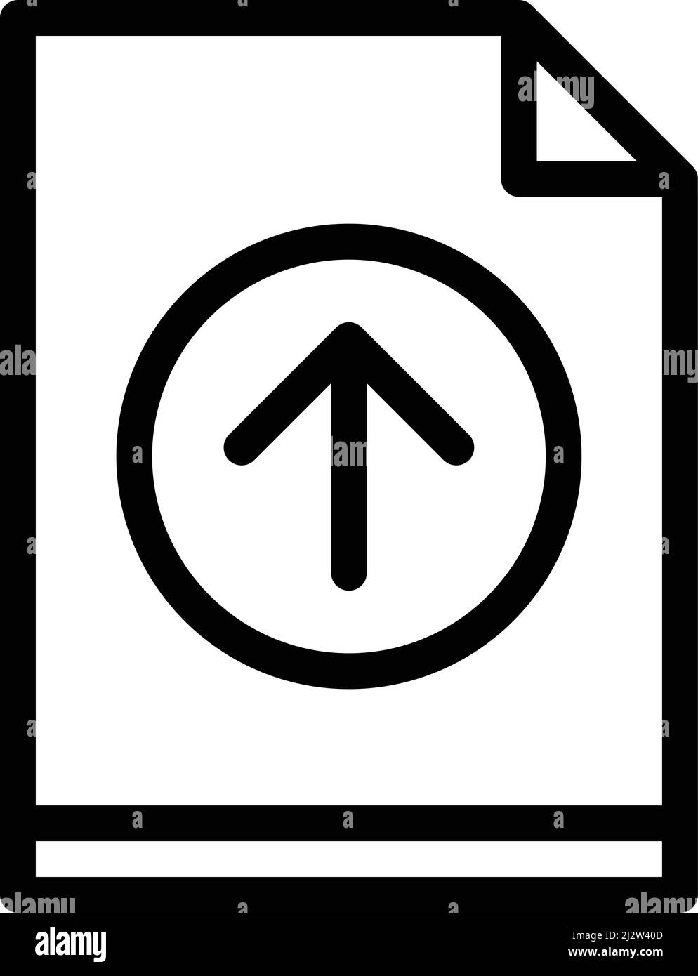 Upload Vector Icon Design Illustration Stock Vector Image & Art - Alamy