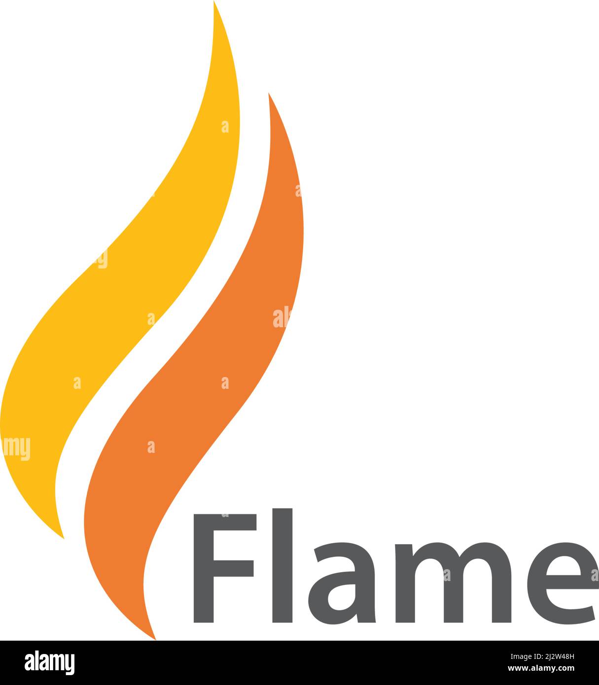 Fire flame Logo Template vector Stock Vector Image & Art - Alamy