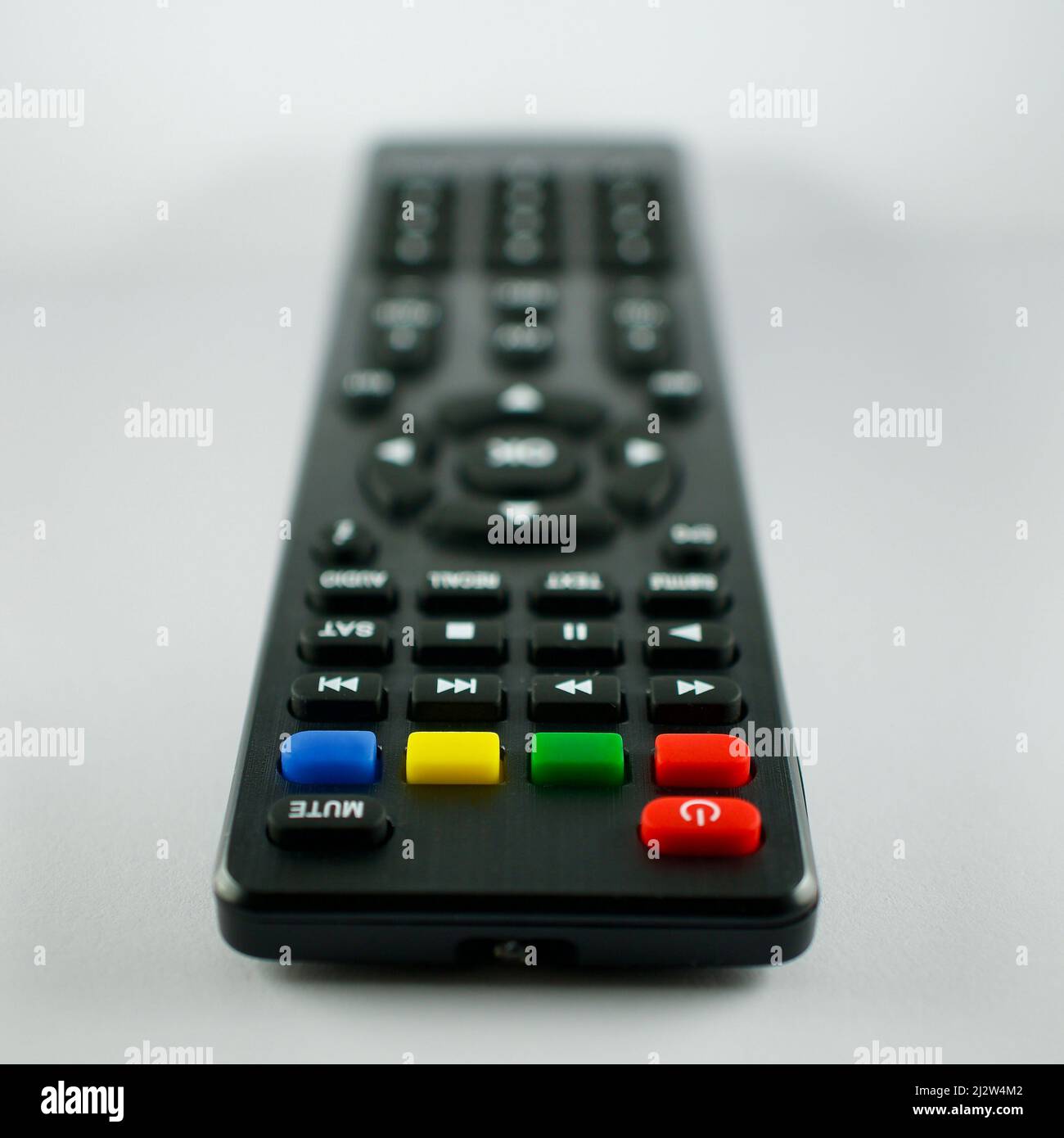 TV remote control. Infrared light-operated television, music system ...