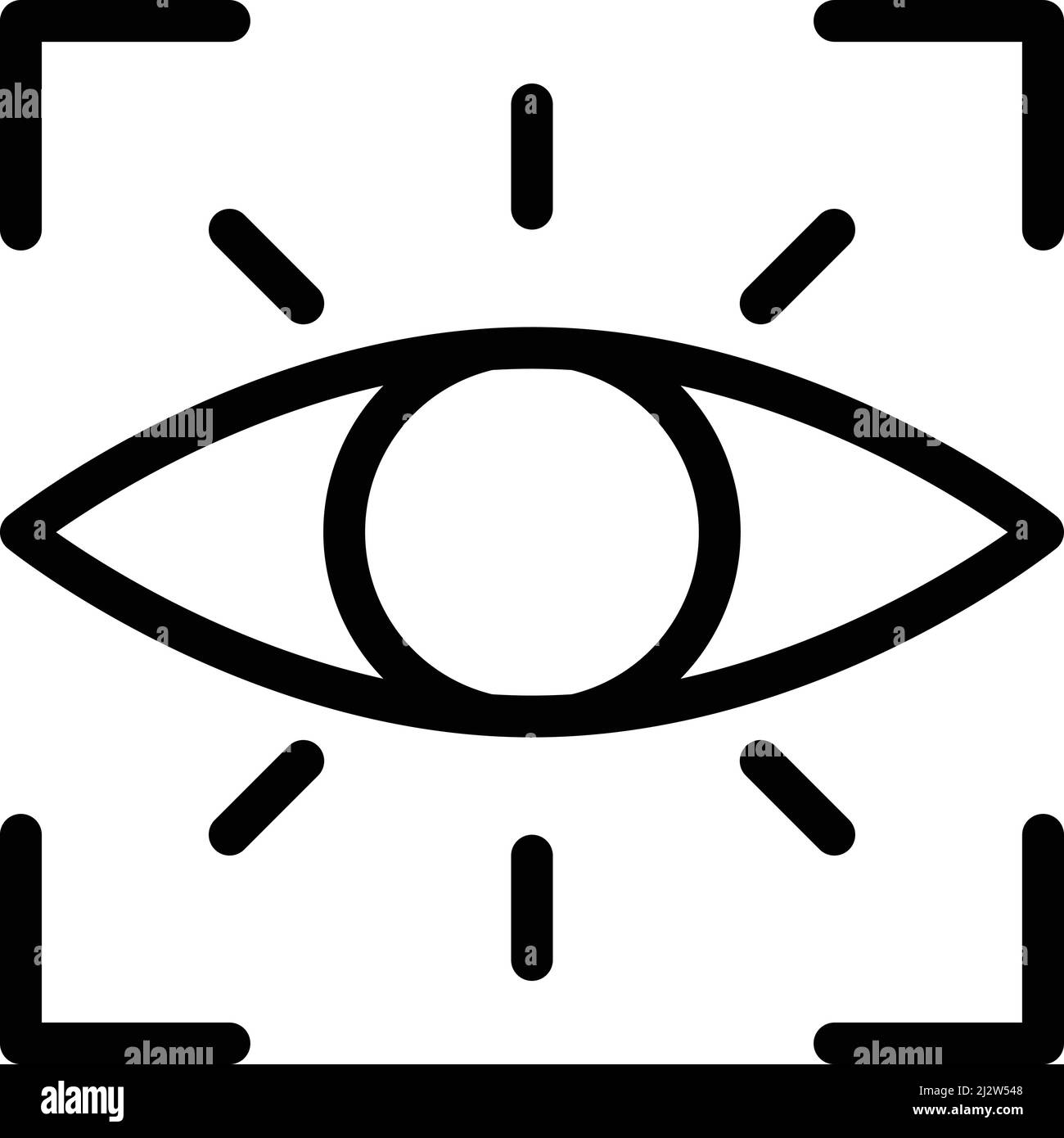 Eye Vector Icon Design Illustration Stock Vector Image & Art - Alamy