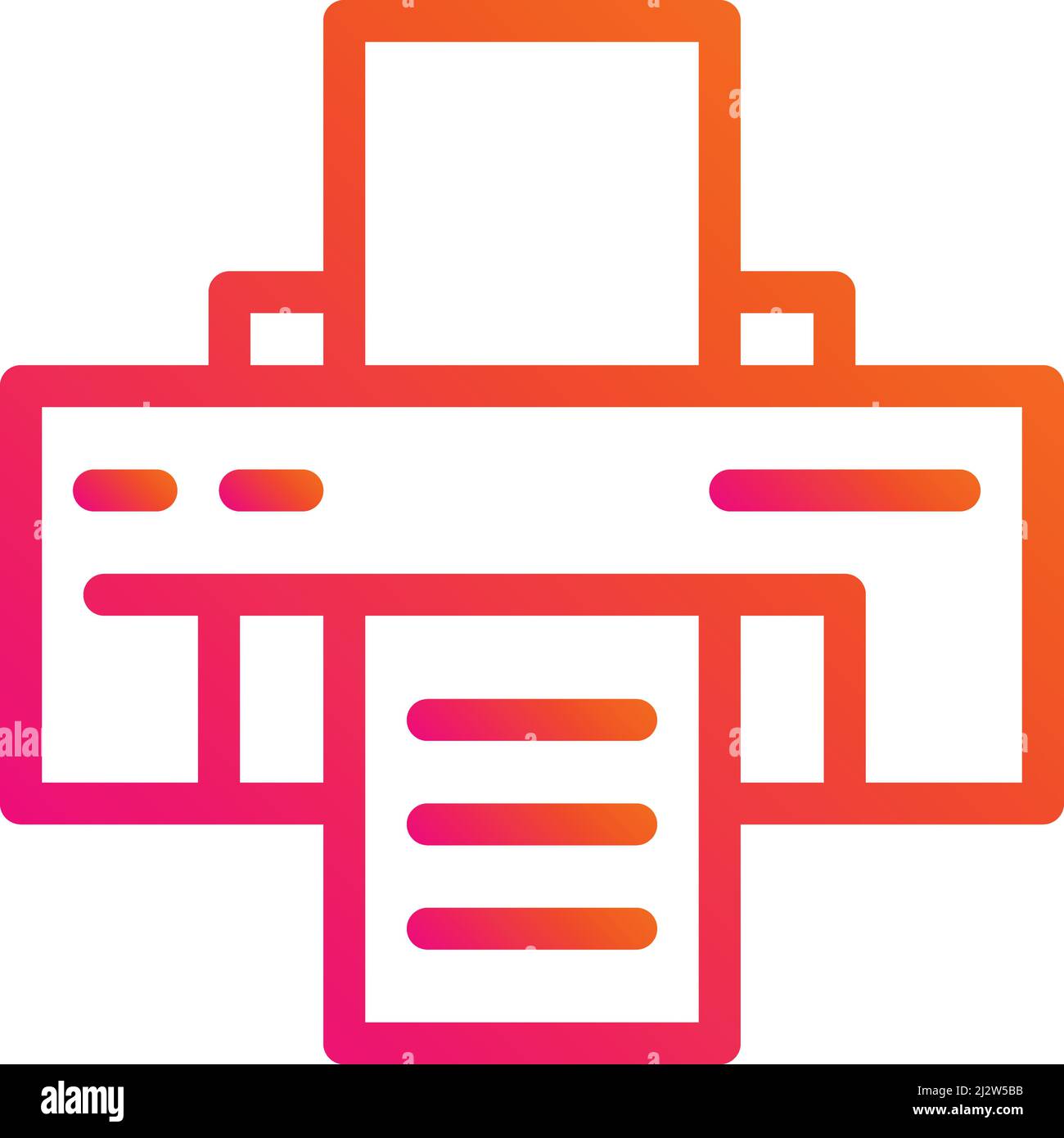Printer vector vectors hi-res stock photography and images - Alamy