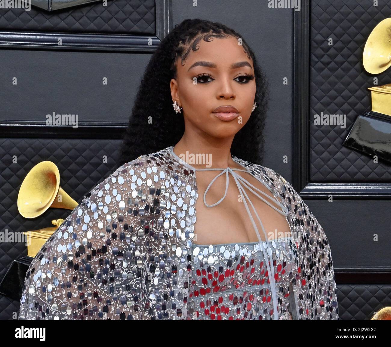 Las Vegas, United States. 3rd Apr, 2022. Chloe Bailey arrives for the ...