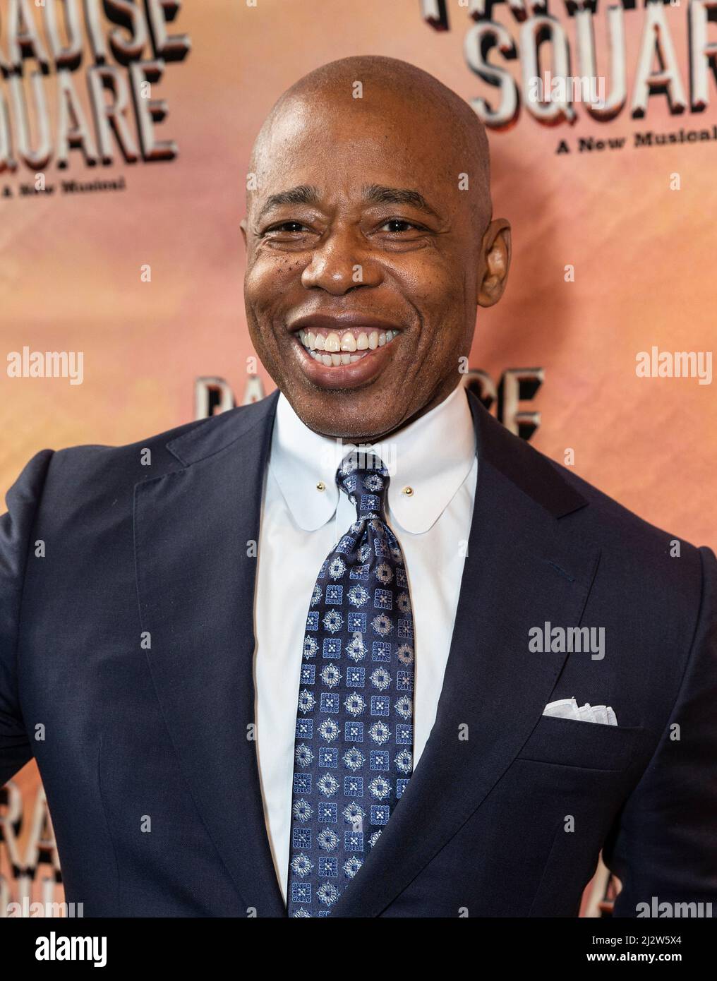 New York, United States. 03rd Apr, 2022. Mayor Eric Adams attends ...