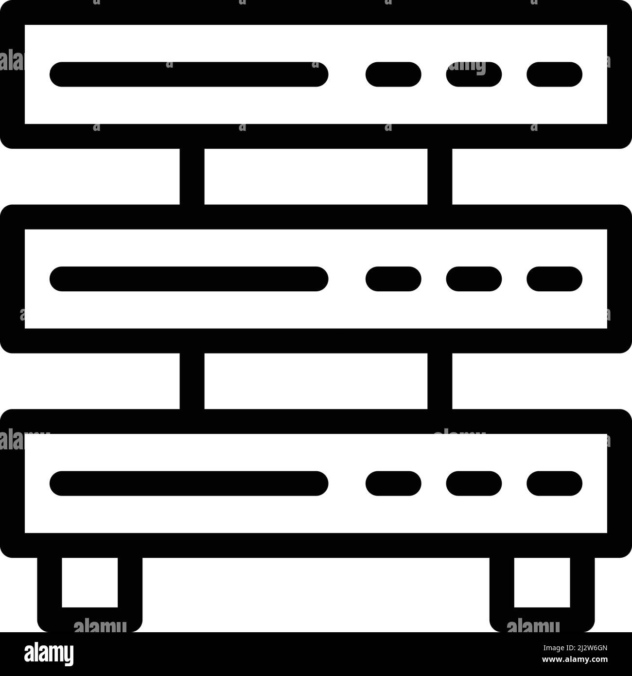 Server Vector Icon Design Illustration Stock Vector Image & Art - Alamy