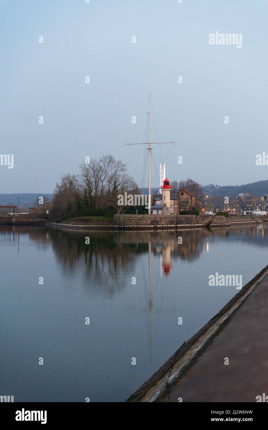Honfleur dock in Normandy France Stock Photo - Alamy