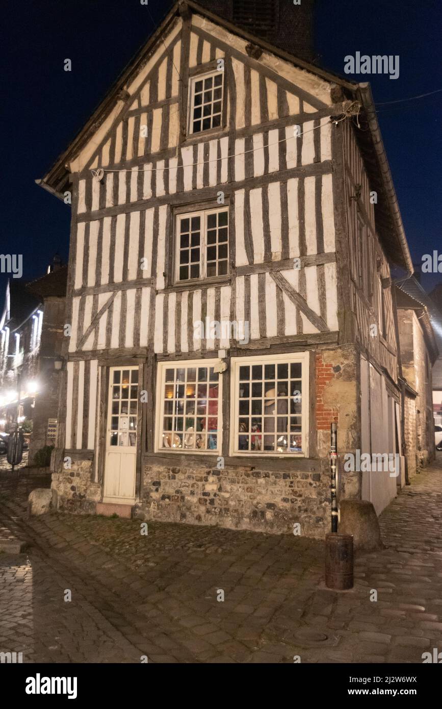 Typical norman house in France Stock Photo - Alamy