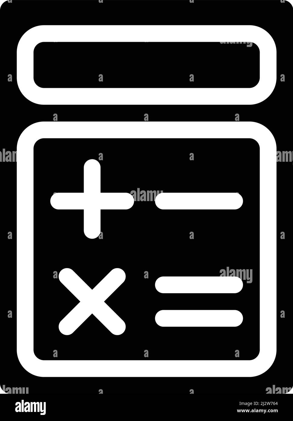 Calculator app icon Stock Vector Images - Alamy