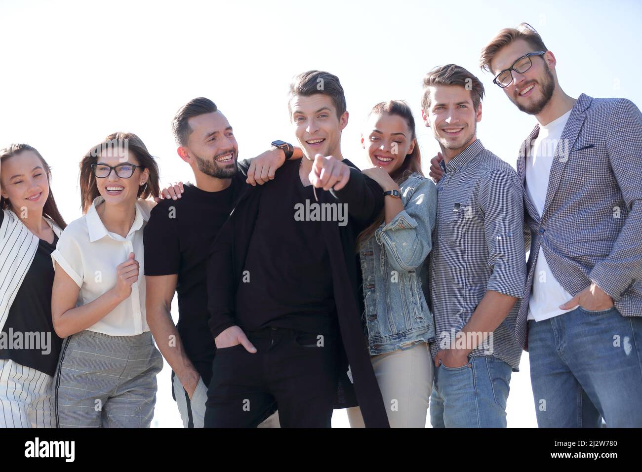 portrait of a group of young people Stock Photo - Alamy