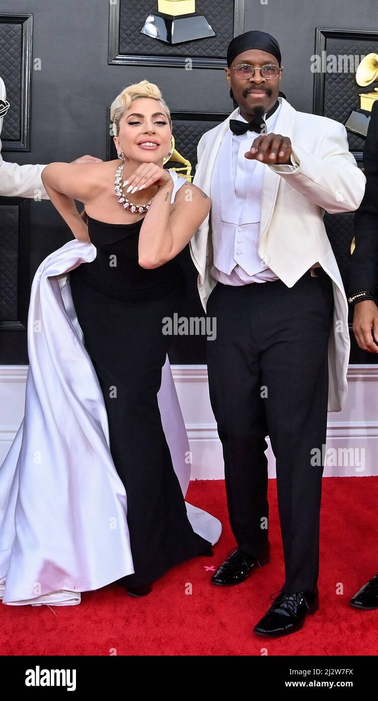 Las Vegas, United States. 3rd Apr, 2022. Lady Gaga and Michael Bearden ...