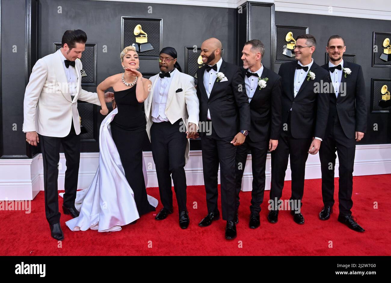 Las Vegas, United States. 3rd Apr, 2022. Brian Newman, Lady Gaga ...