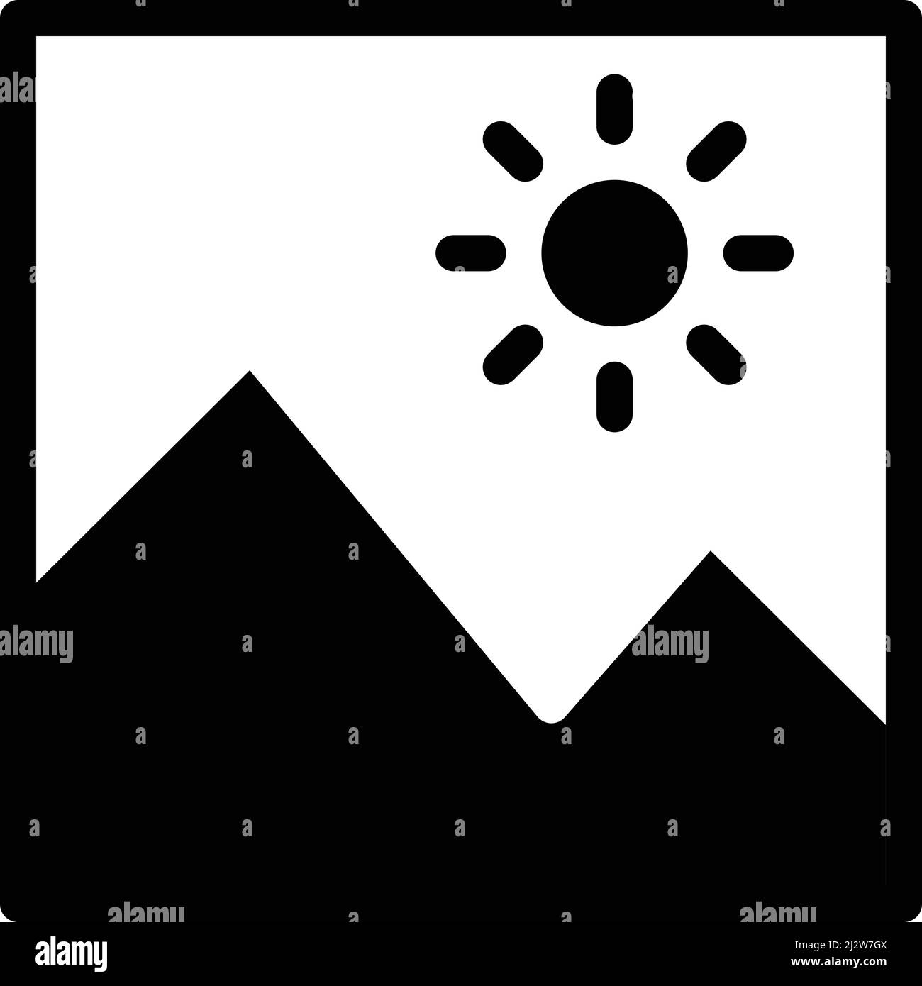 Picture Vector Icon Design Illustration Stock Vector Image & Art - Alamy