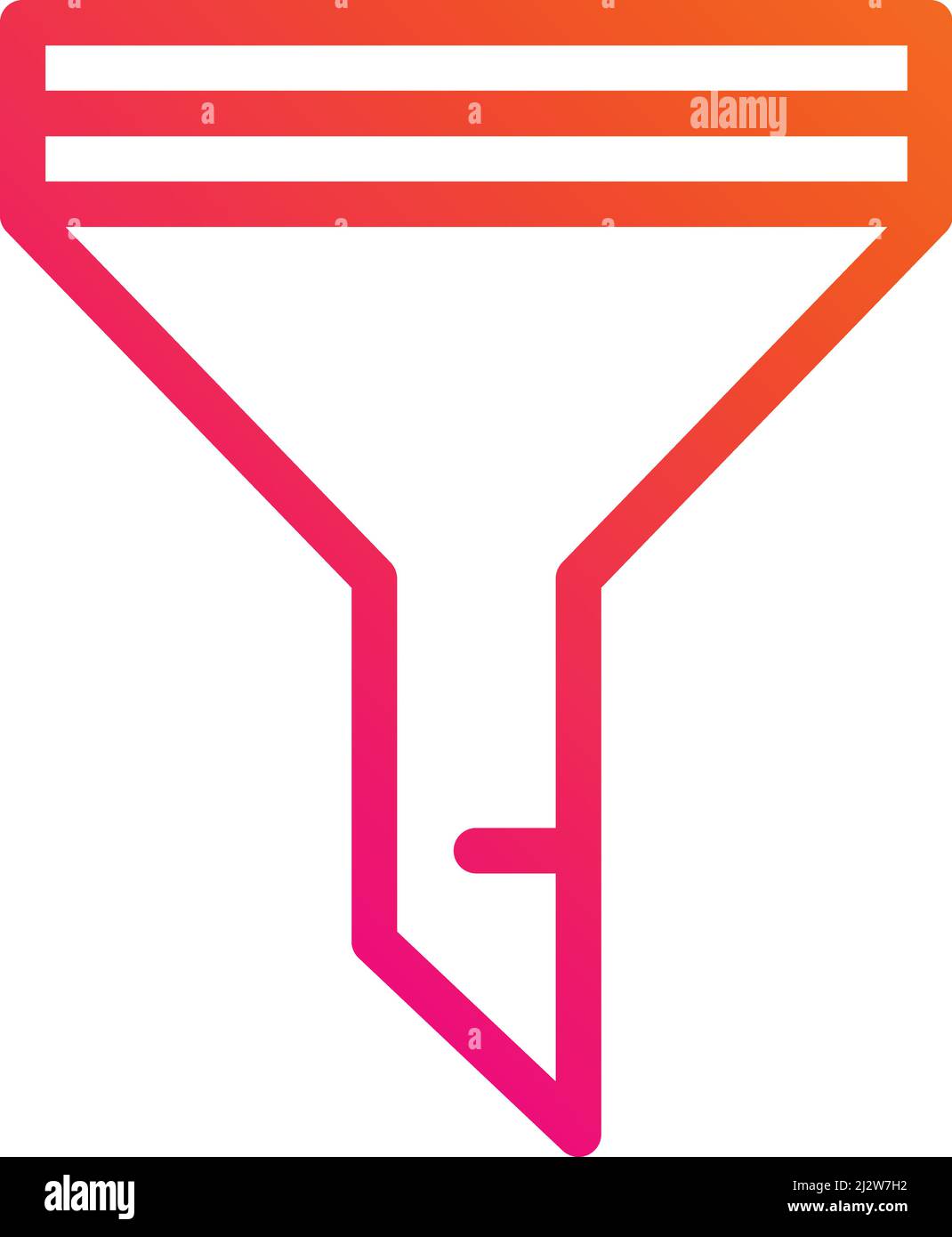 Filter Vector Icon Design Illustration Stock Vector Image & Art - Alamy