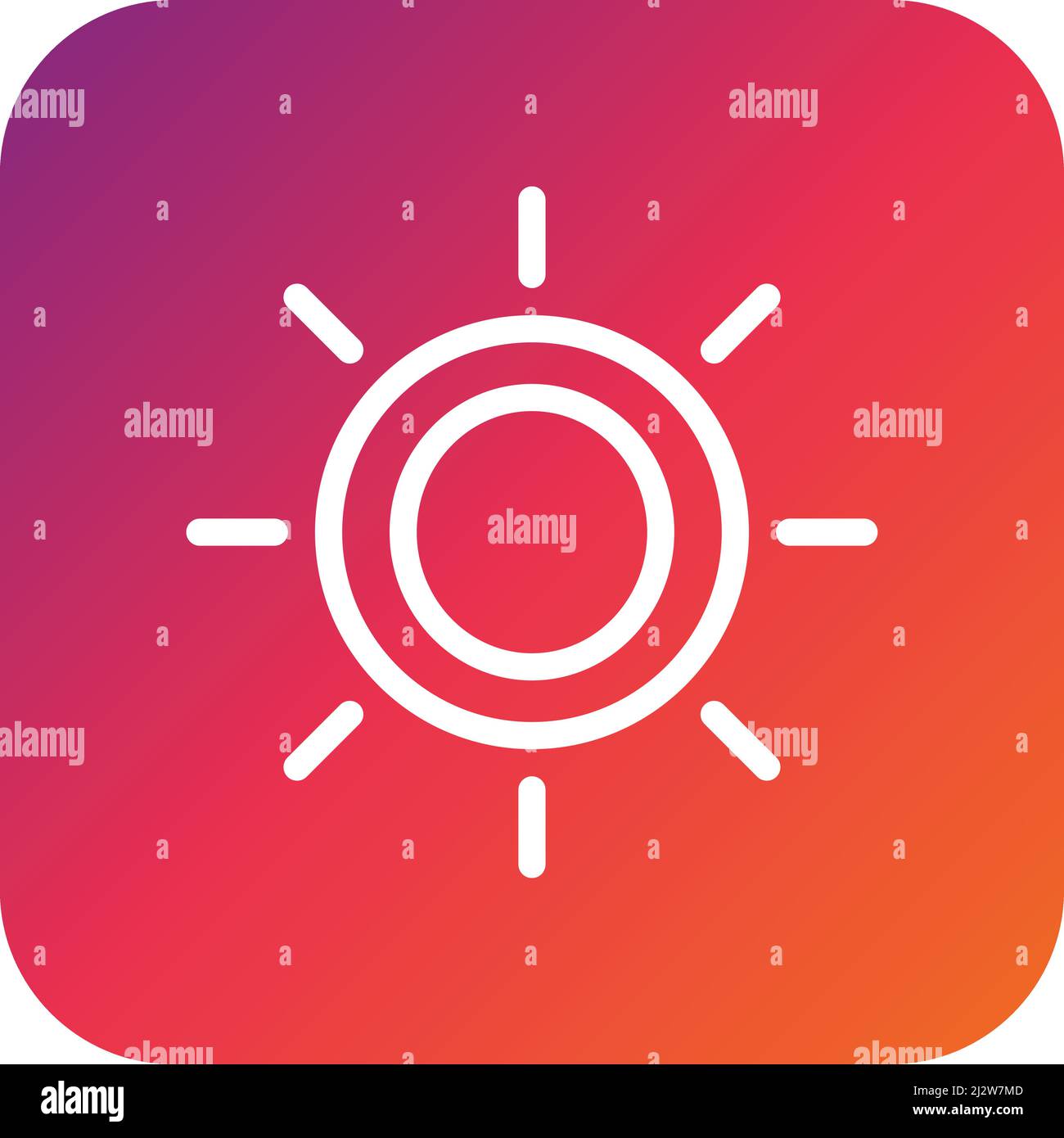 Brightness Vector Icon Design Illustration Stock Vector Image & Art - Alamy