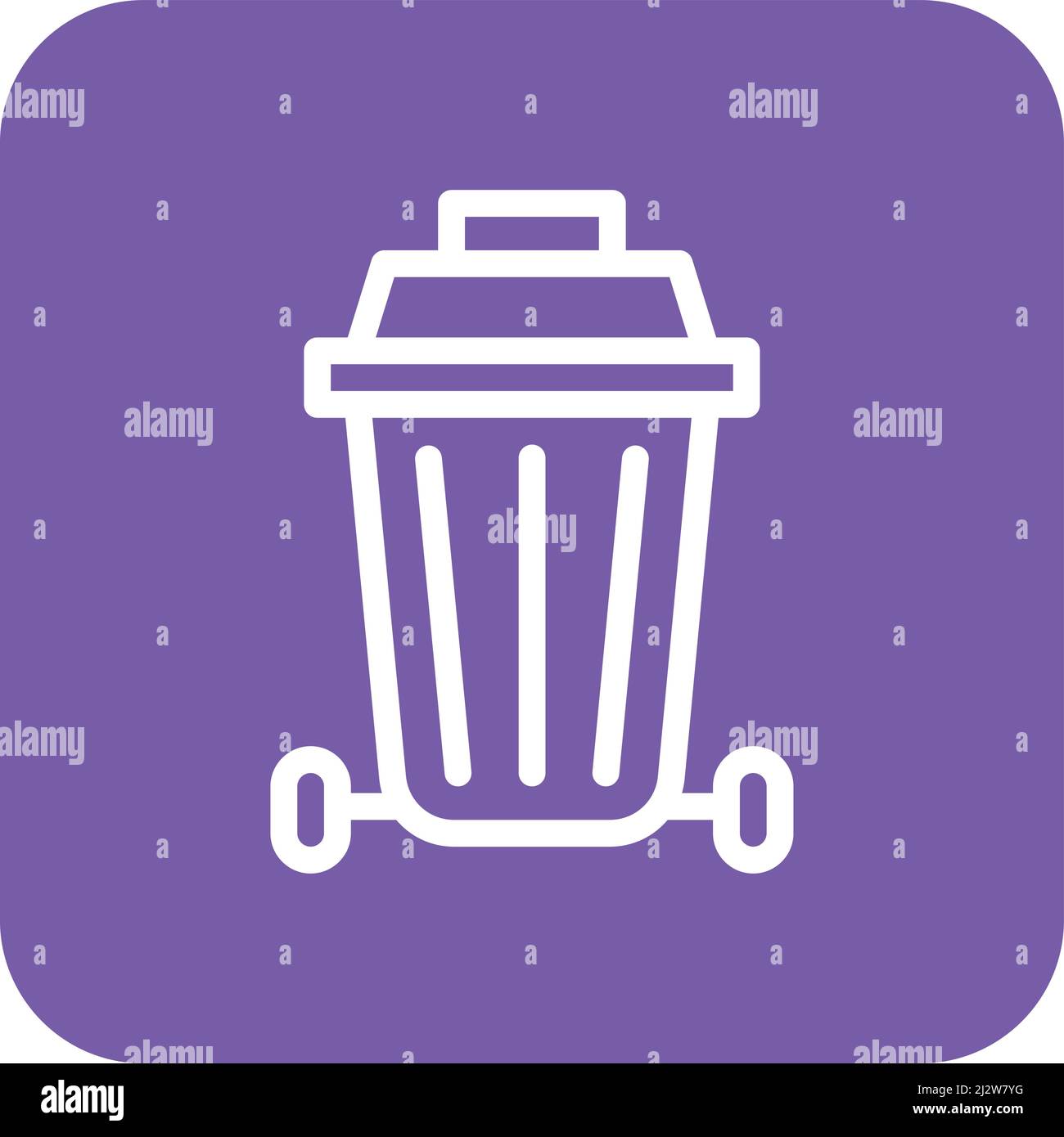 Bin vector icon editable Stock Vector Images - Alamy