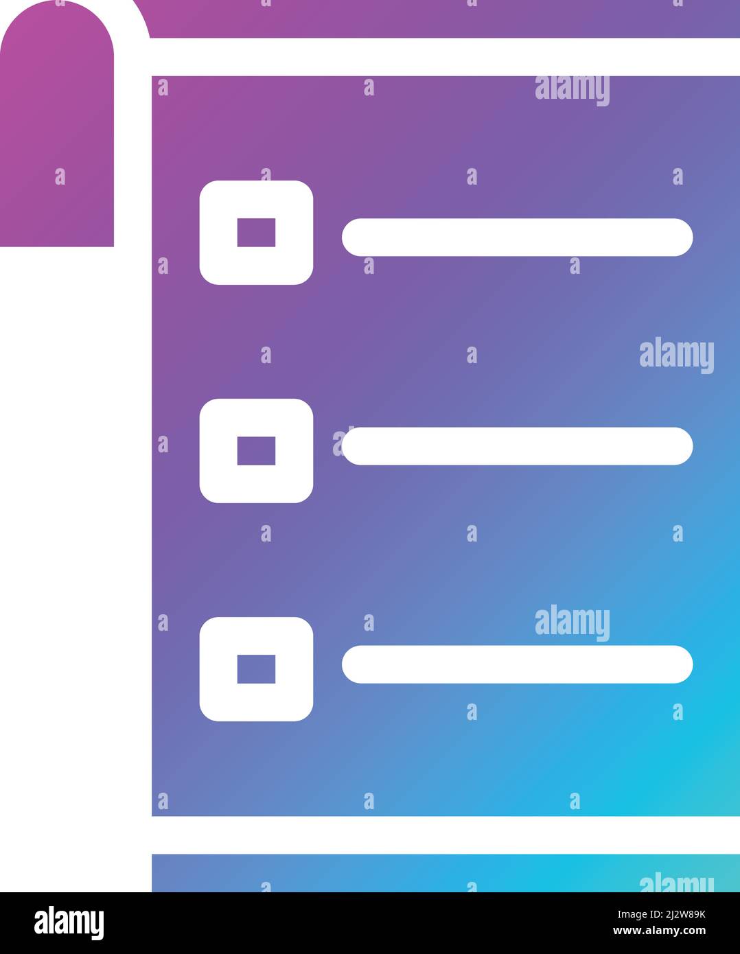 Check list vector vectors Cut Out Stock Images & Pictures - Alamy