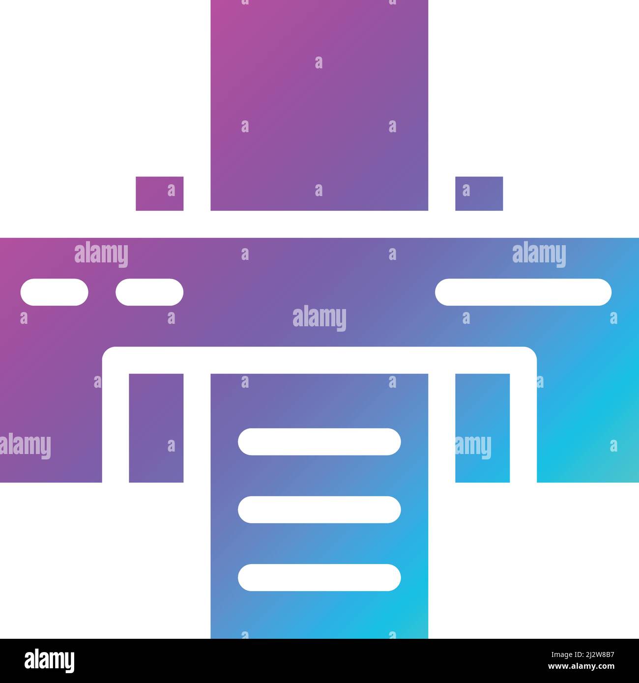 Printer Vector Icon Design Illustration Stock Vector Image & Art - Alamy