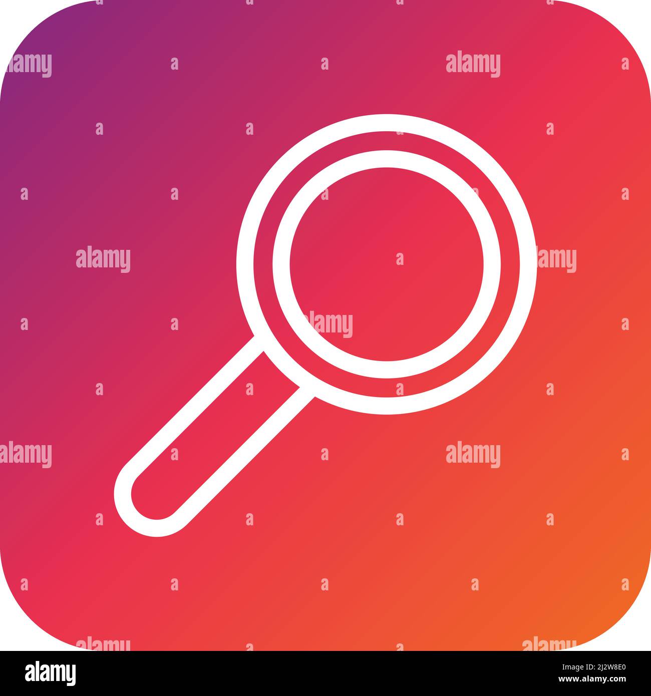 Search icon mobile web Stock Vector Images - Alamy