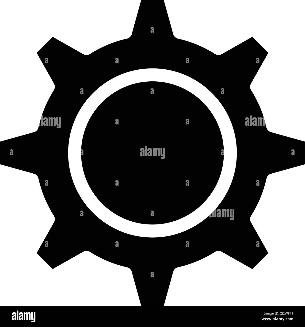 Setting Vector Icon Design Illustration Stock Vector Image & Art - Alamy