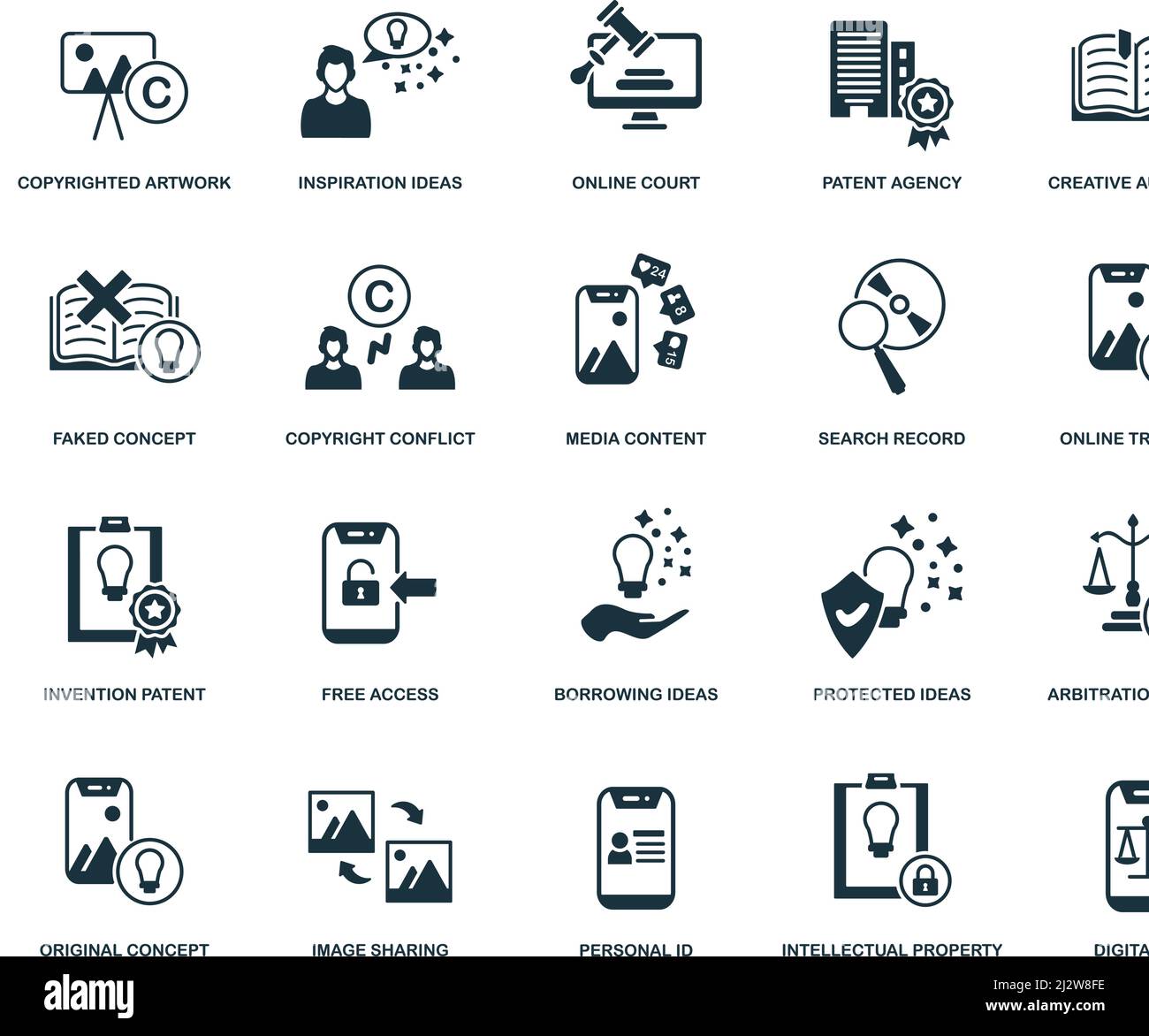 Invention Patent icon. Monochrome simple Invention Patent icon for ...
