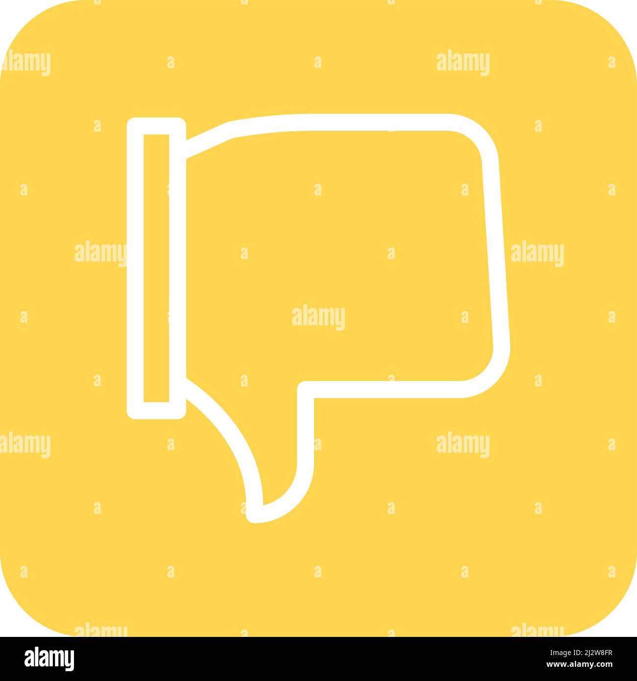 Dislike icon image Cut Out Stock Images & Pictures - Alamy