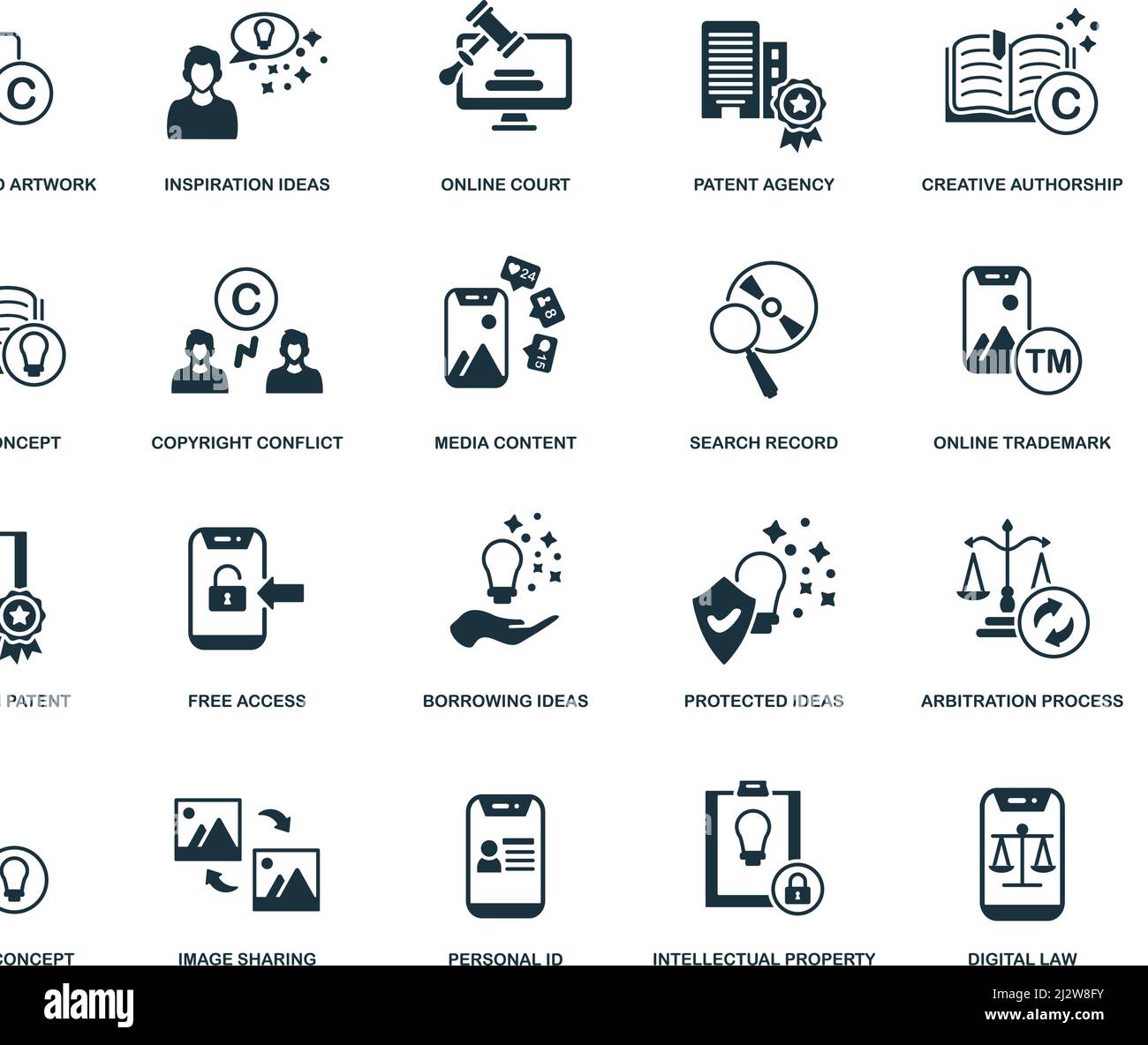 Arbitration Process icon. Monochrome simple Arbitration Process icon ...