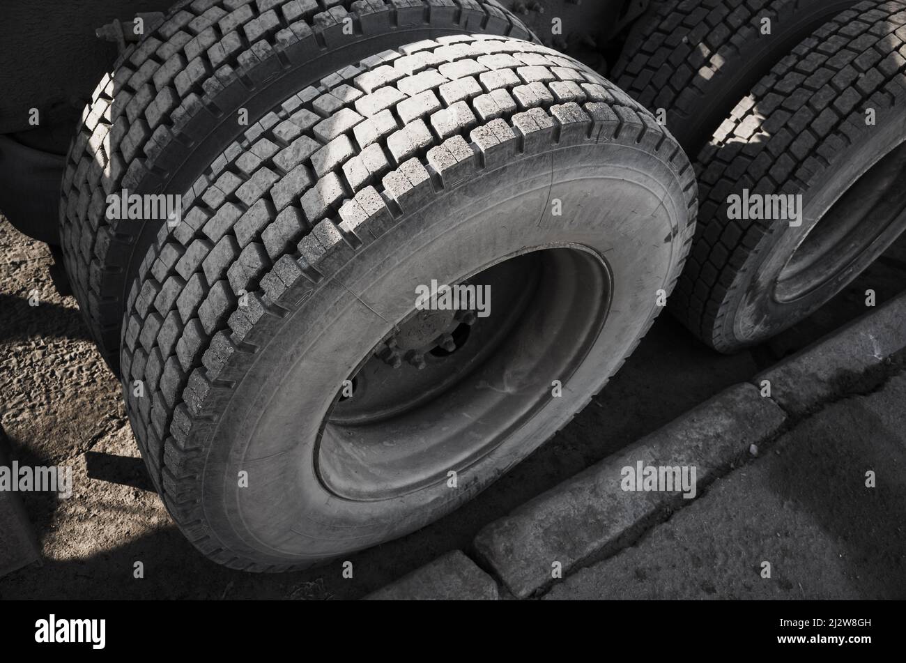 Twin wheel trailer hi-res stock photography and images - Alamy