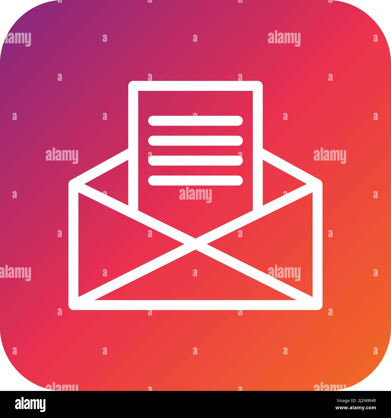 Email icon vector vectors hi-res stock photography and images - Alamy