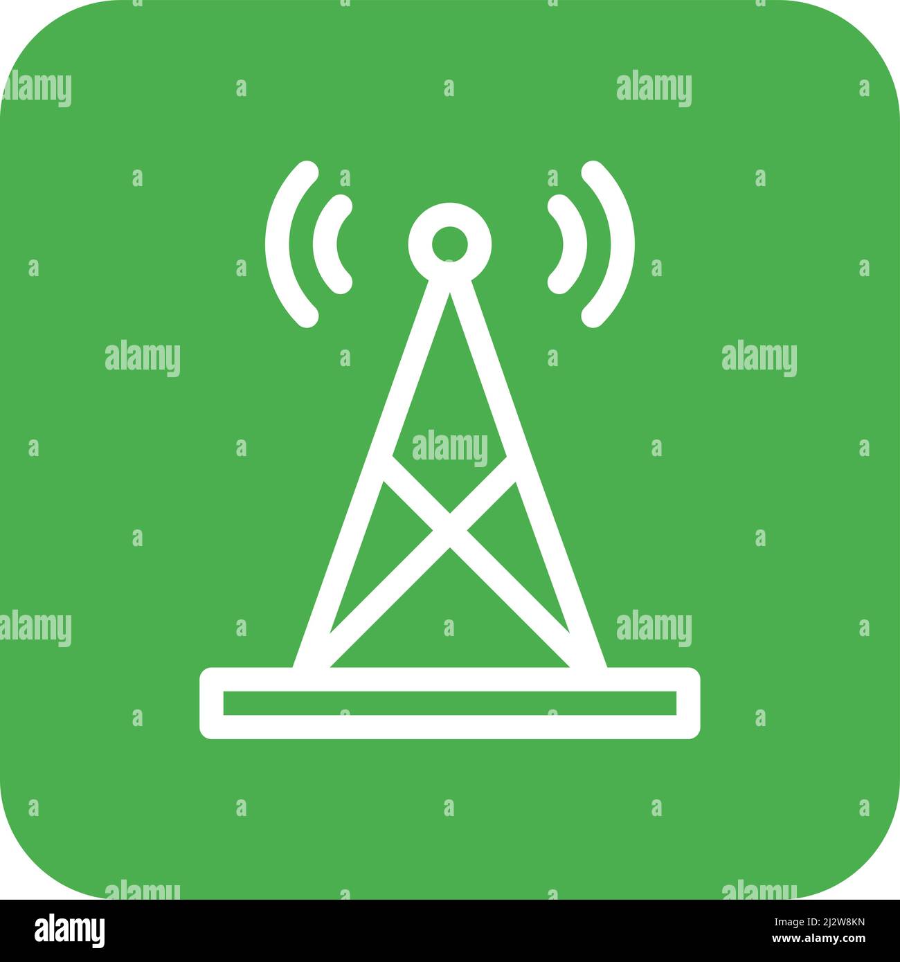 Antenna Vector Icon Design Illustration Stock Vector Image And Art Alamy