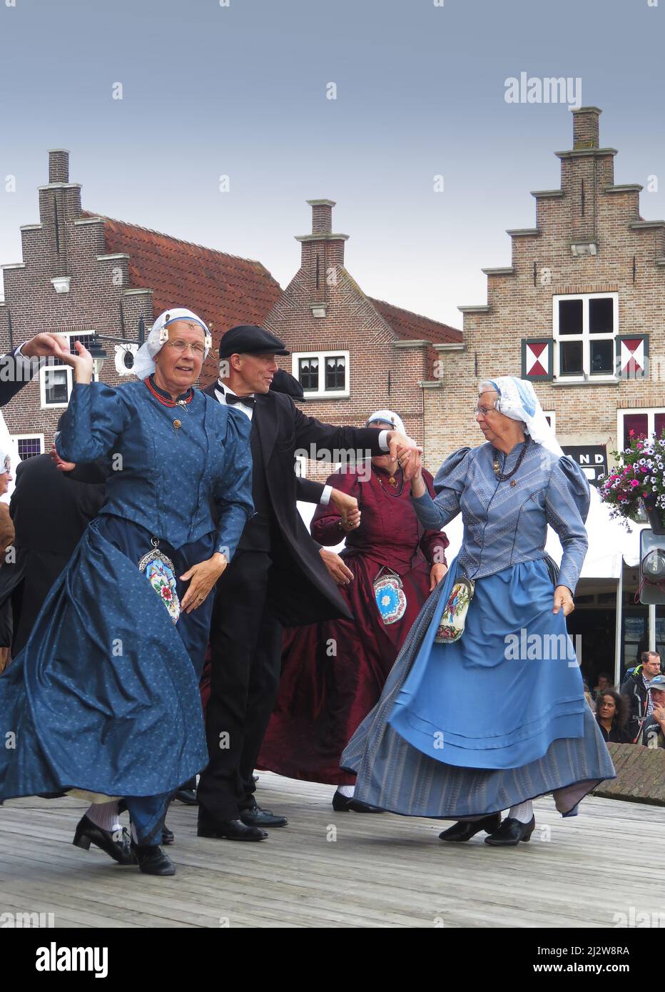 Women in traditional frisian costumes hi-res stock photography and ...