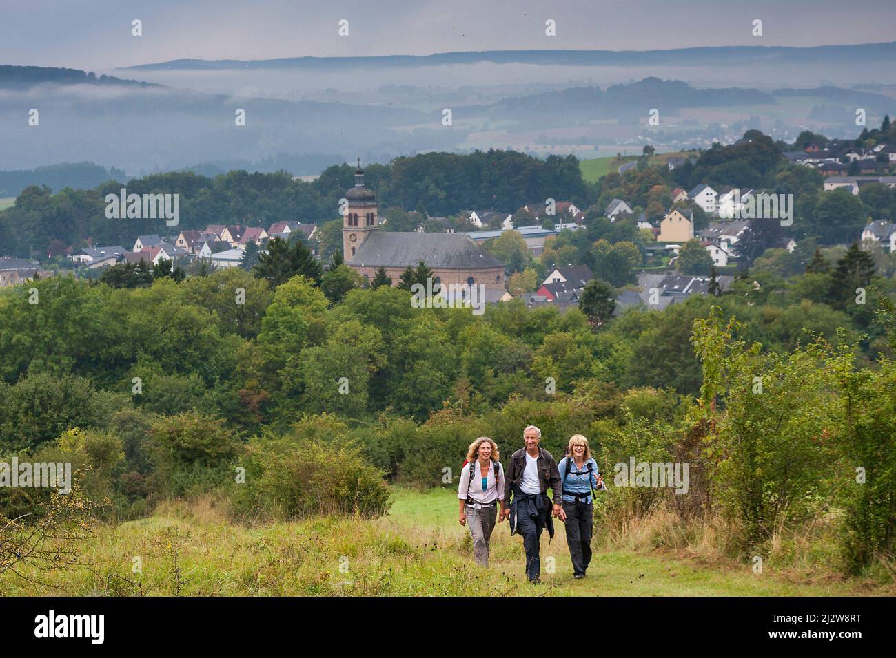Germany - a famous walking trail is the Eifelsteig trail in 15 stages ...