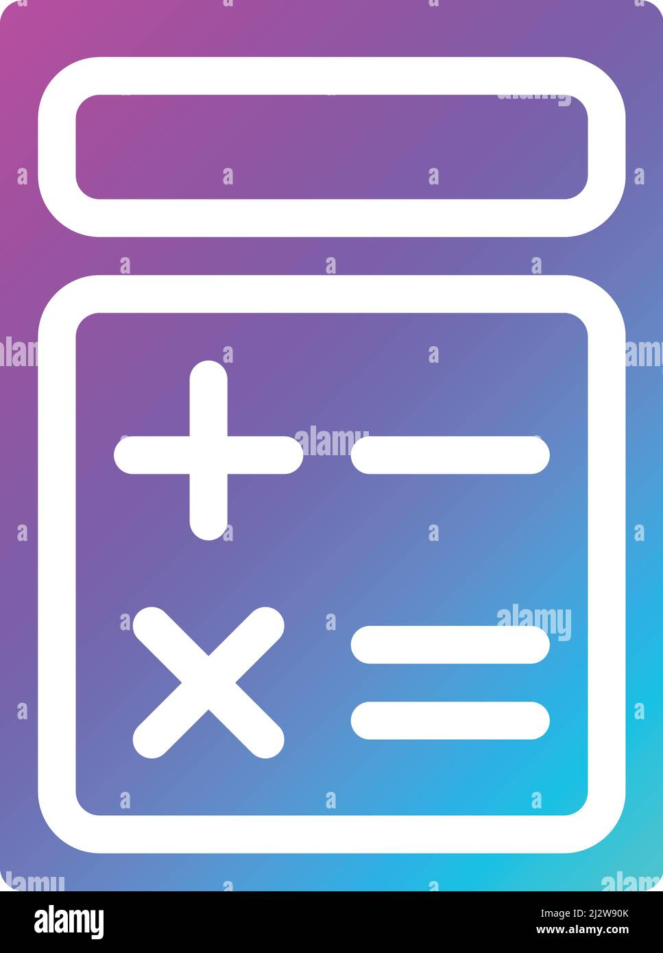 Calculator layout vector Stock Vector Images - Alamy