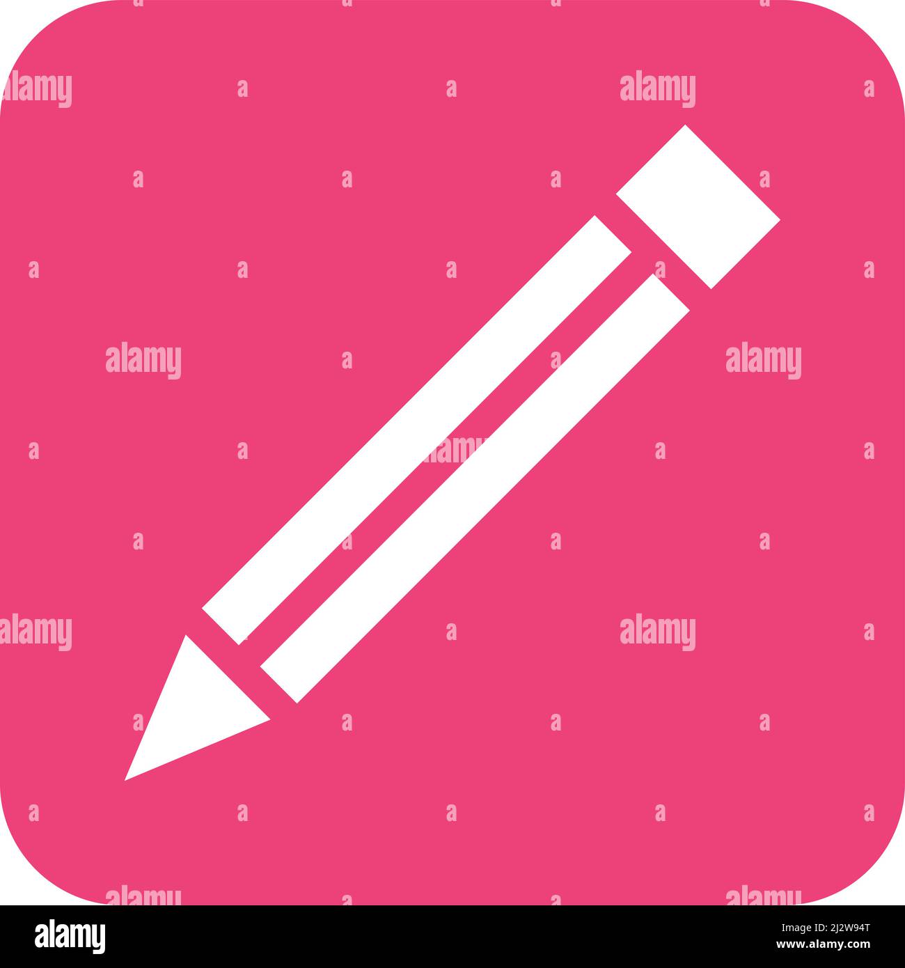 Pencil pictogram icon image Stock Vector Images - Alamy