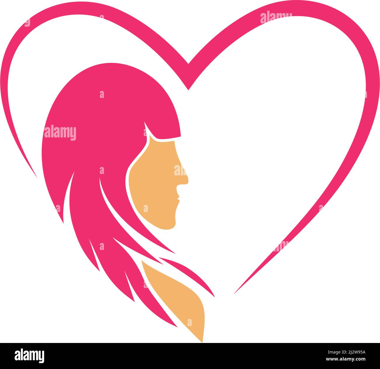 Romance Couple man and women logo vector Stock Vector Image & Art - Alamy