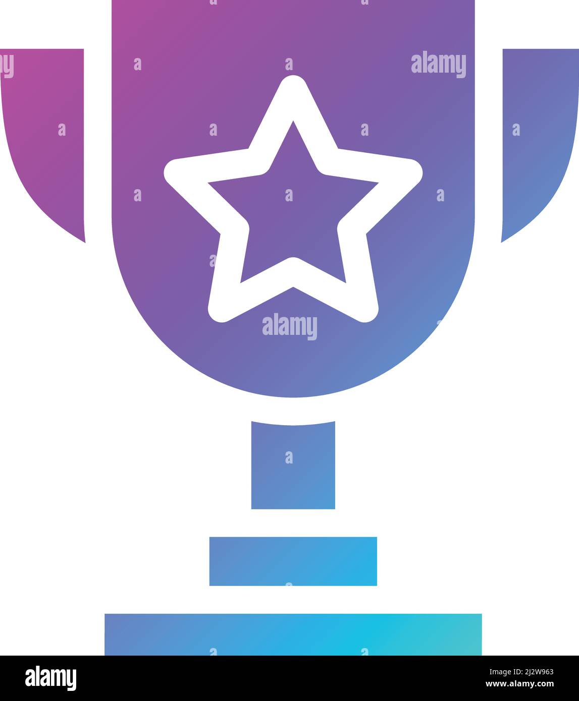 Trophy Vector Icon Design Illustration Stock Vector Image & Art - Alamy
