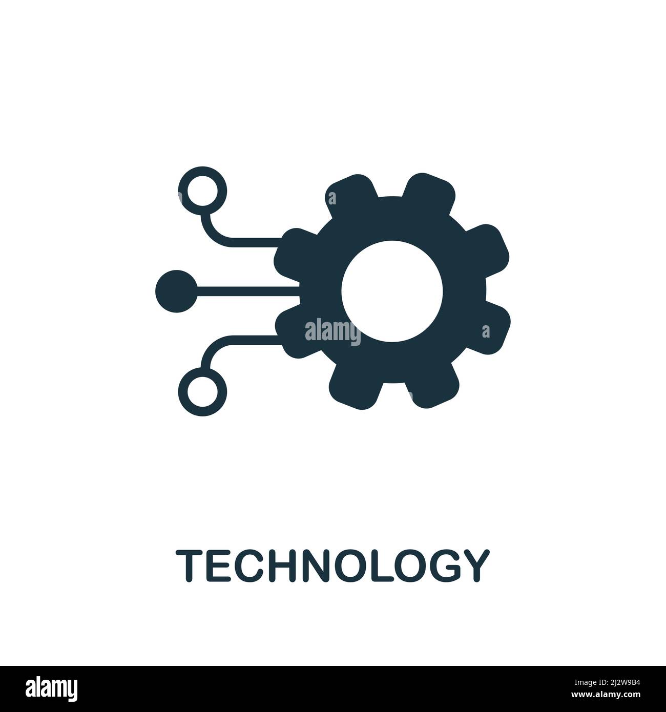 Technology icon. Monochrome simple Technology icon for templates, web ...