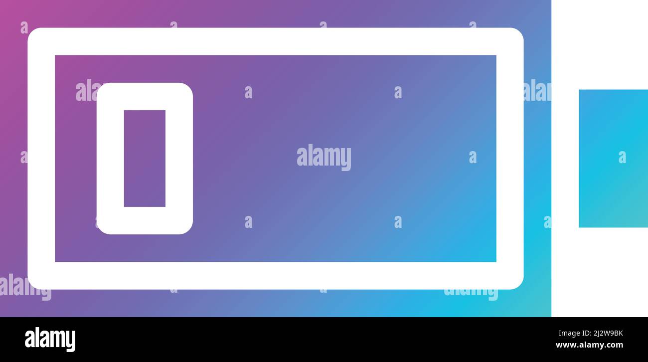 Low battery vector vectors hi-res stock photography and images - Alamy