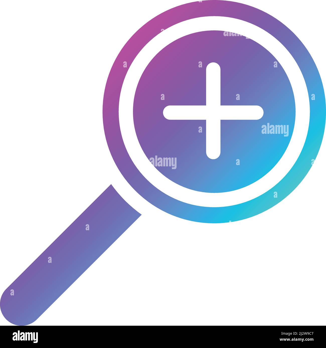 Zoom in Vector Icon Design Illustration Stock Vector Image & Art - Alamy