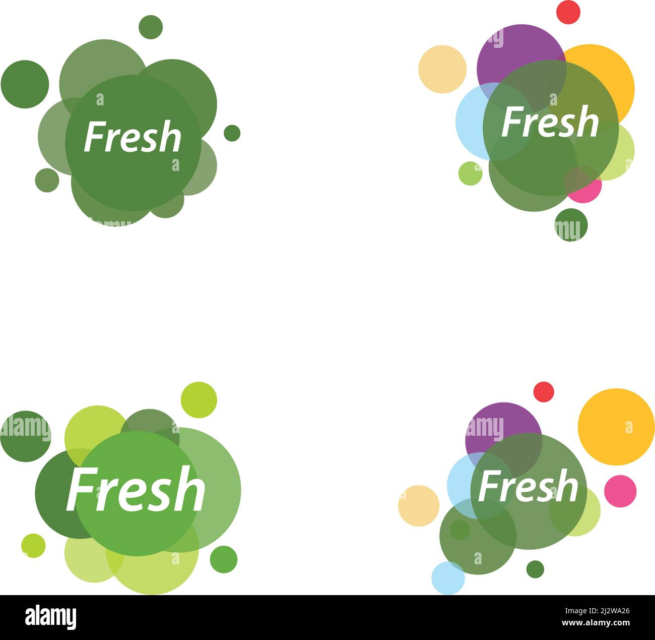 Fresh logo vector icon template Stock Vector Image & Art - Alamy