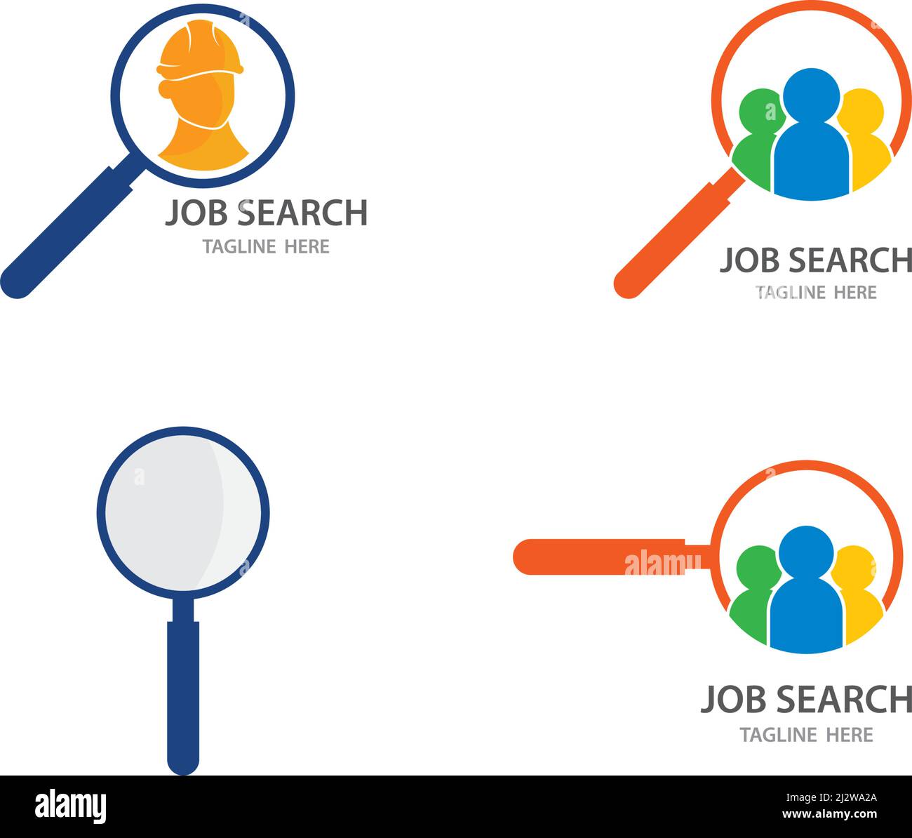 Employment agency logo Stock Vector Images - Alamy