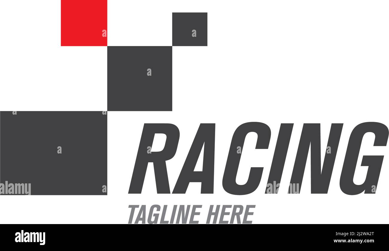 Race flag logo vector template Stock Vector Image & Art - Alamy