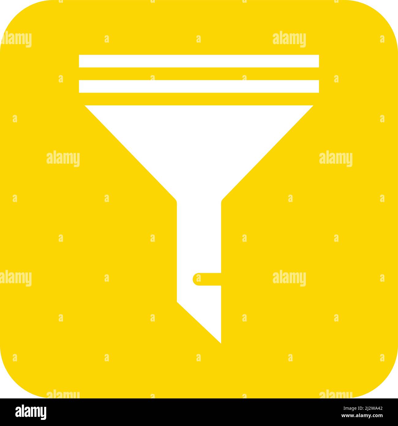 Filter Vector Icon Design Illustration Stock Vector Image & Art - Alamy