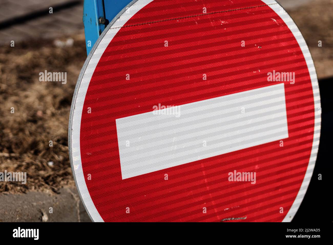 No entry for vehicles traffic sign. Road sign entry is prohibited Stock ...