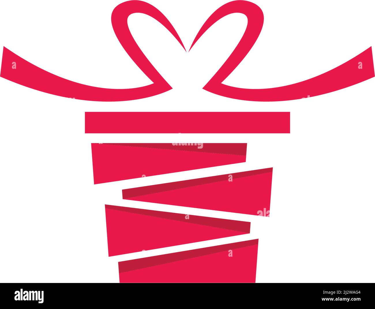 Gift Box, gift shop logo icon Vector design Stock Vector Image & Art ...