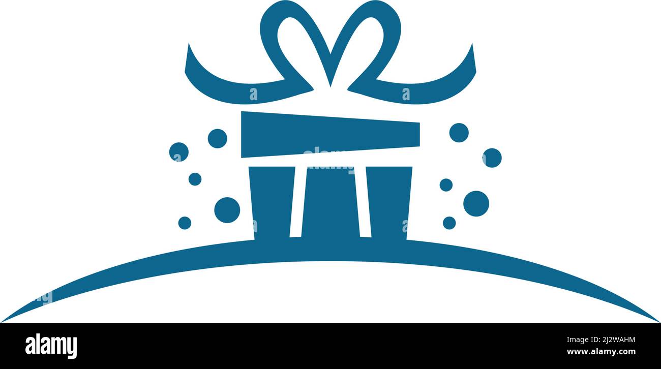 Gift Box, gift shop logo icon Vector design Stock Vector Image & Art ...