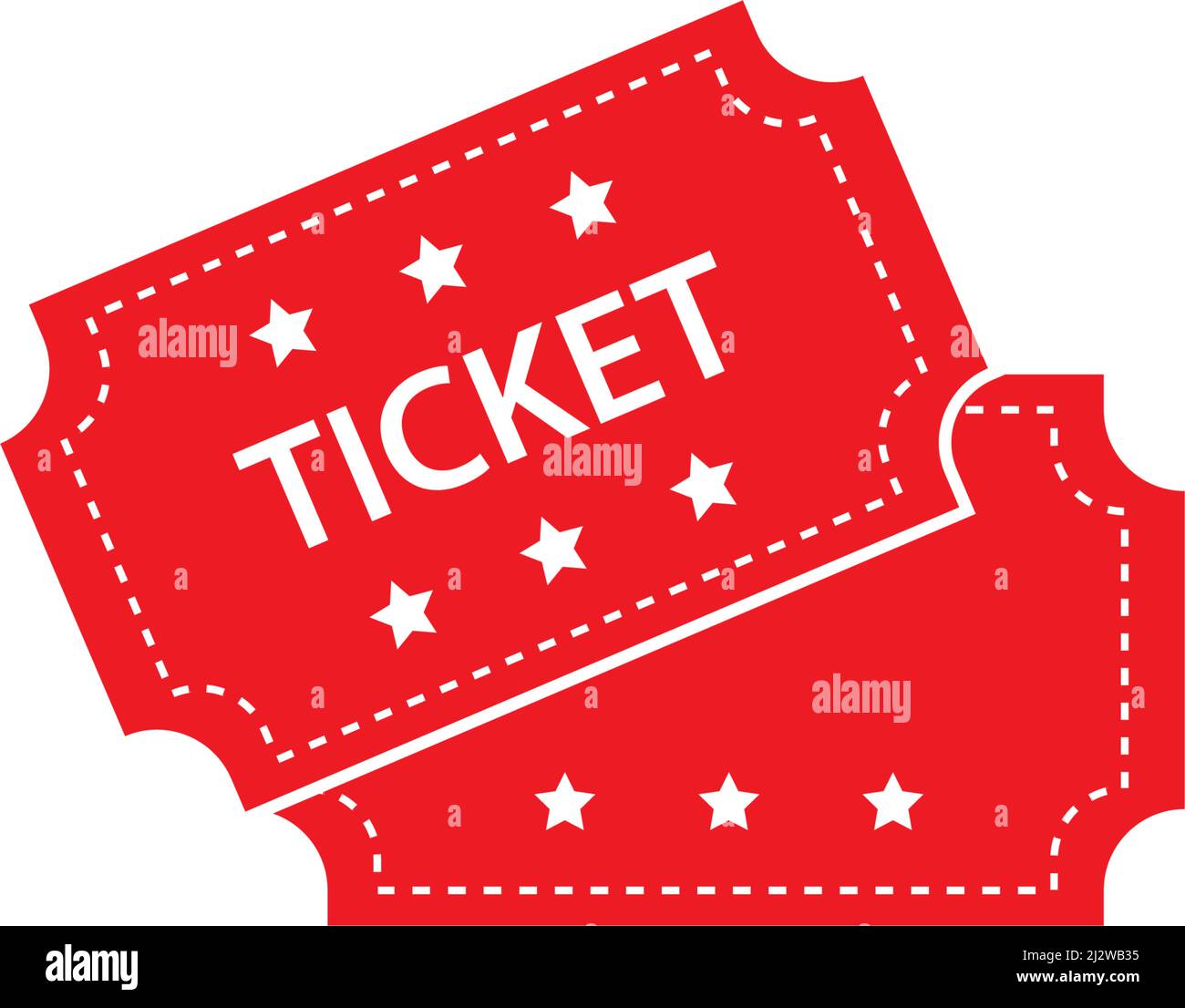 Ticket logo icon vector flat design Stock Vector Image & Art - Alamy