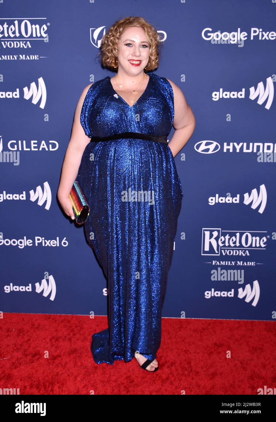 BEVERLY HILLS, CA - APRIL 02: Leila Cohan attends the 33rd Annual GLAAD Media Awards at the ...