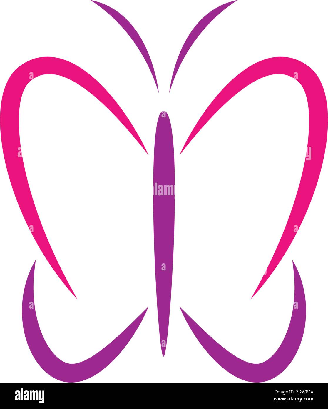Butterfly Logo Template Vector design Stock Vector Image & Art - Alamy