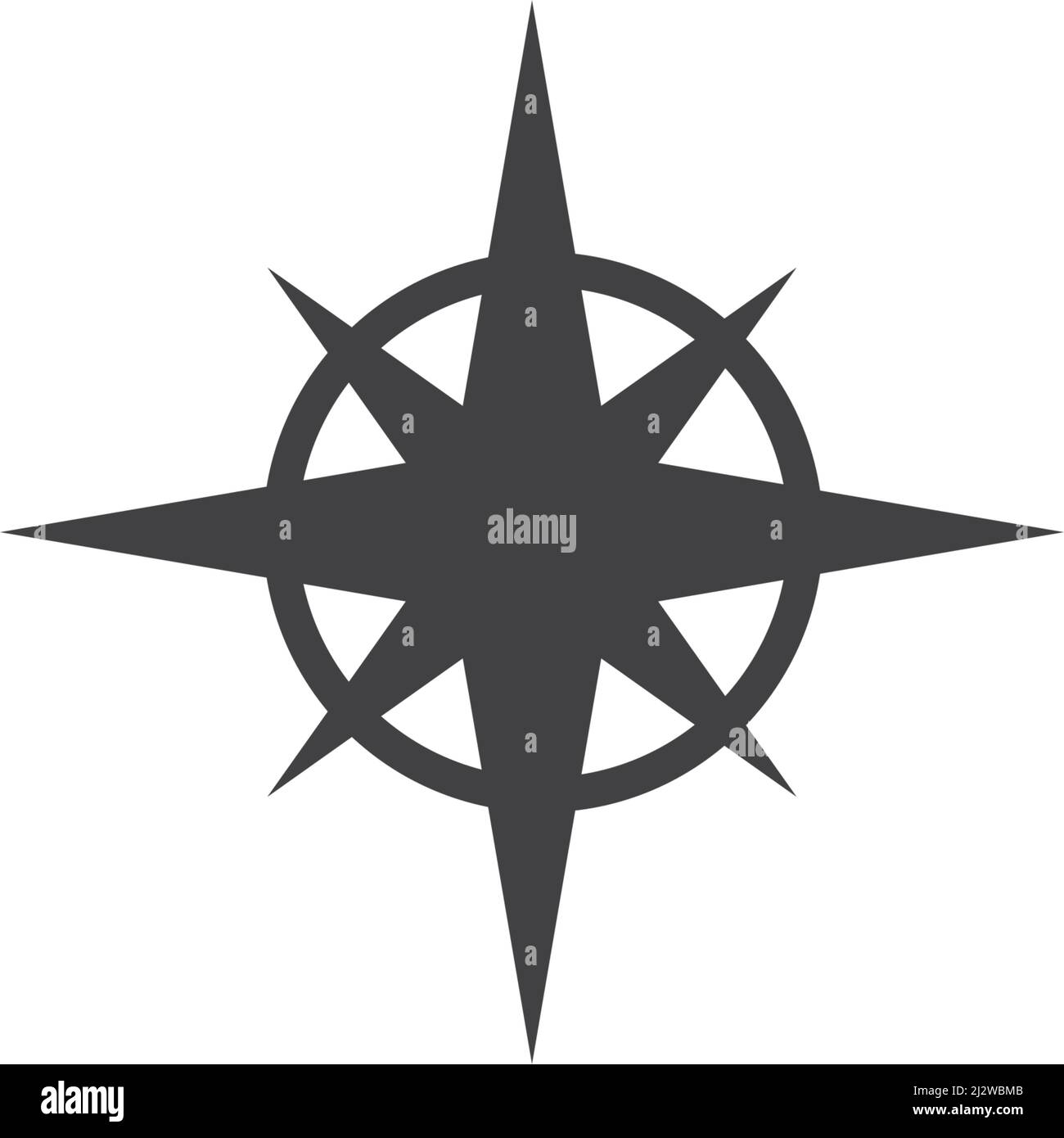Compass Logo vector flat design Stock Vector Image & Art - Alamy